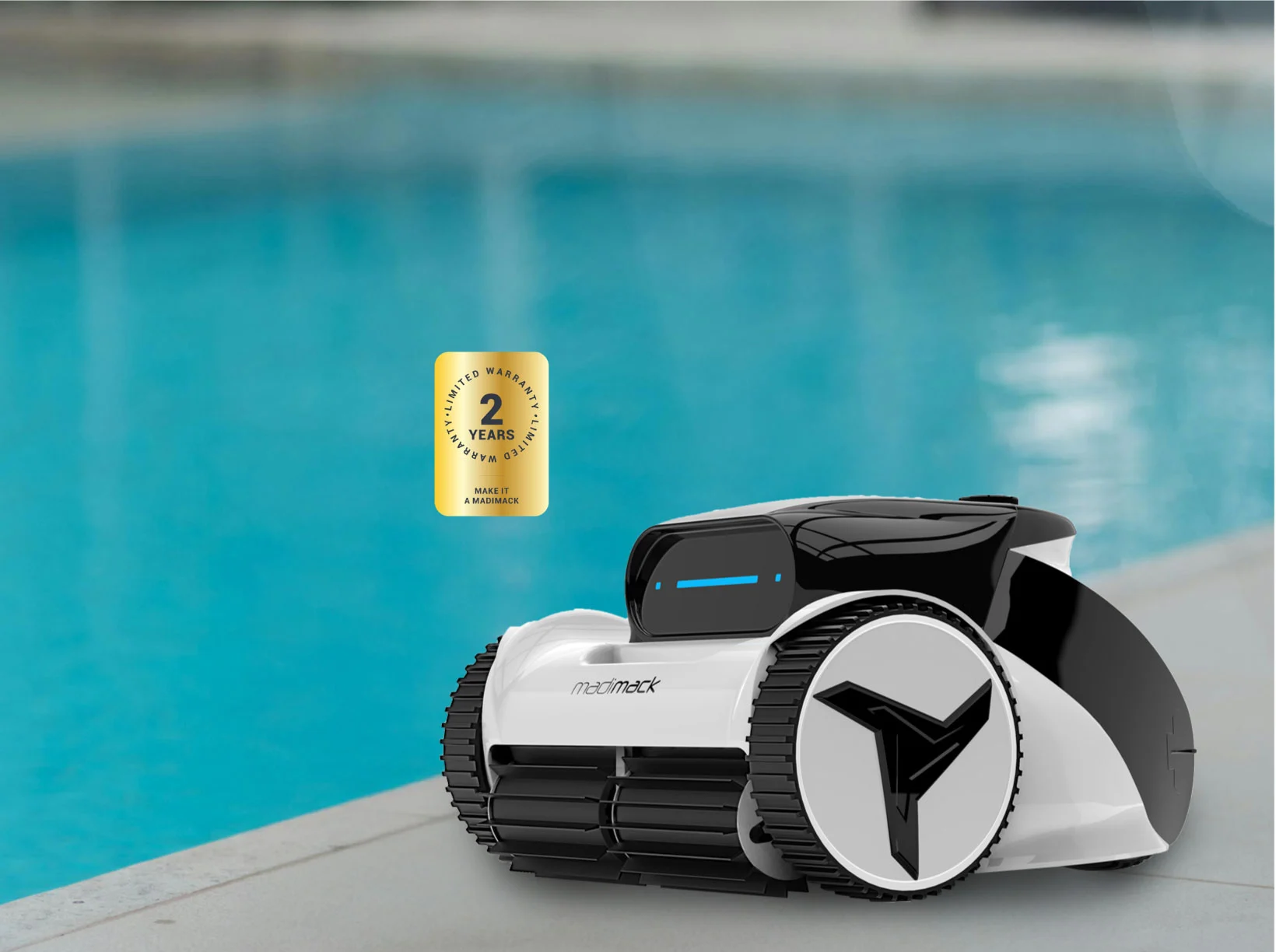 Madimack Freedom Mini - Robotic Pool Cleaner - Above Ground Model ...